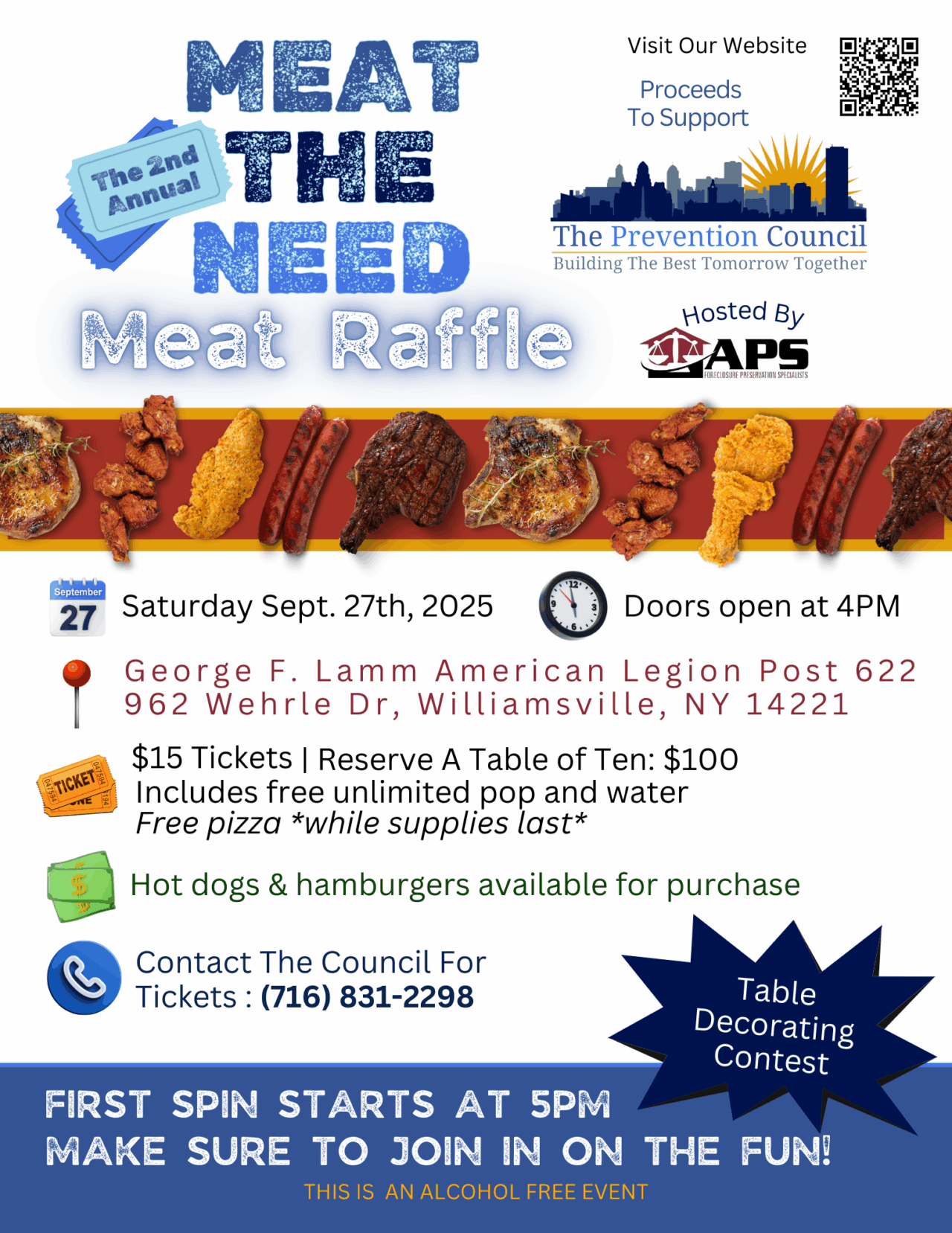 "Meat The Need" Meat Raffle | The Prevention Council of Erie County